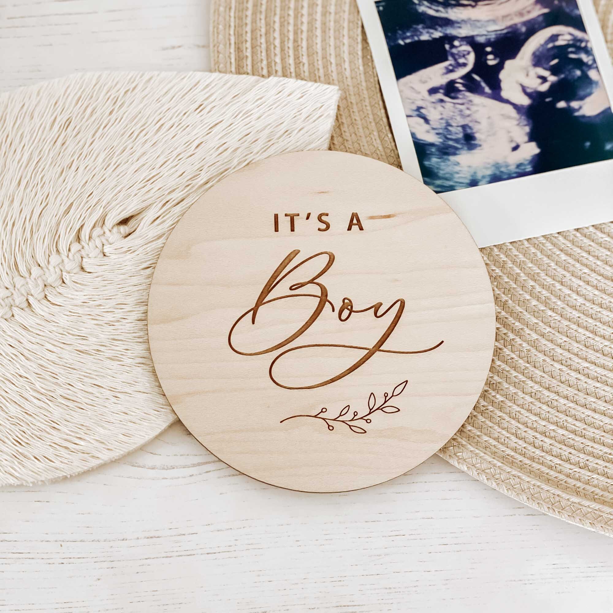 It's a Boy Gender Reveal Sign Bump Sign Photo Prop - Etsy UK