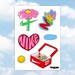 Swoosh Inspired Sneakerhead Sticker Sheet Pink Red - Etsy