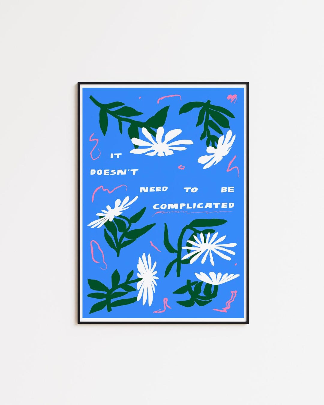 Adhd-freeze Motivation Poster "it Doesn't Need to Be Complicated" - Etsy
