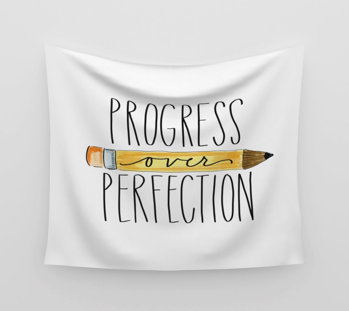 Progress Over Perfection | Etsy