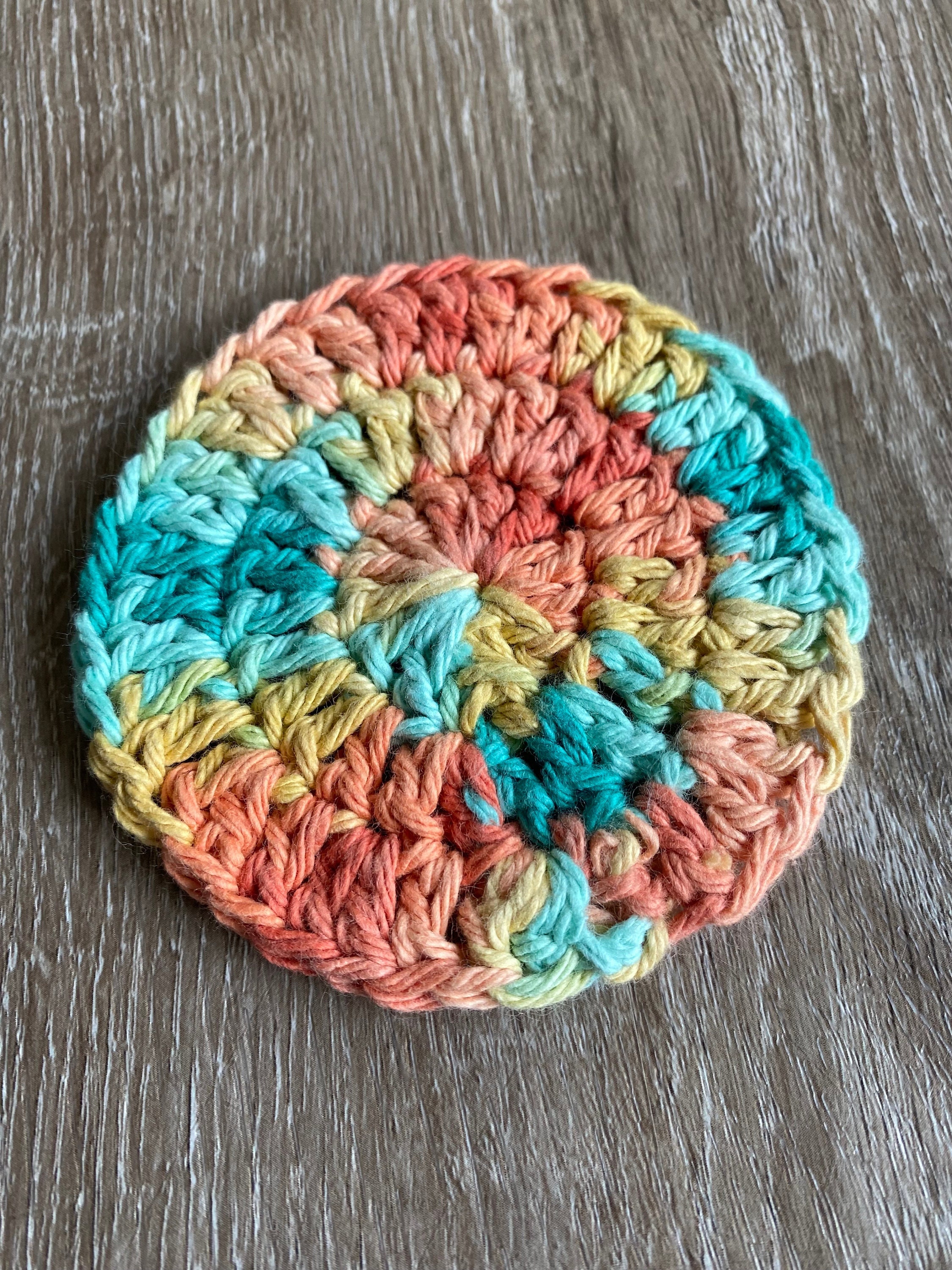 Crochet Round Face Scrubby Pattern Pdf - Etsy