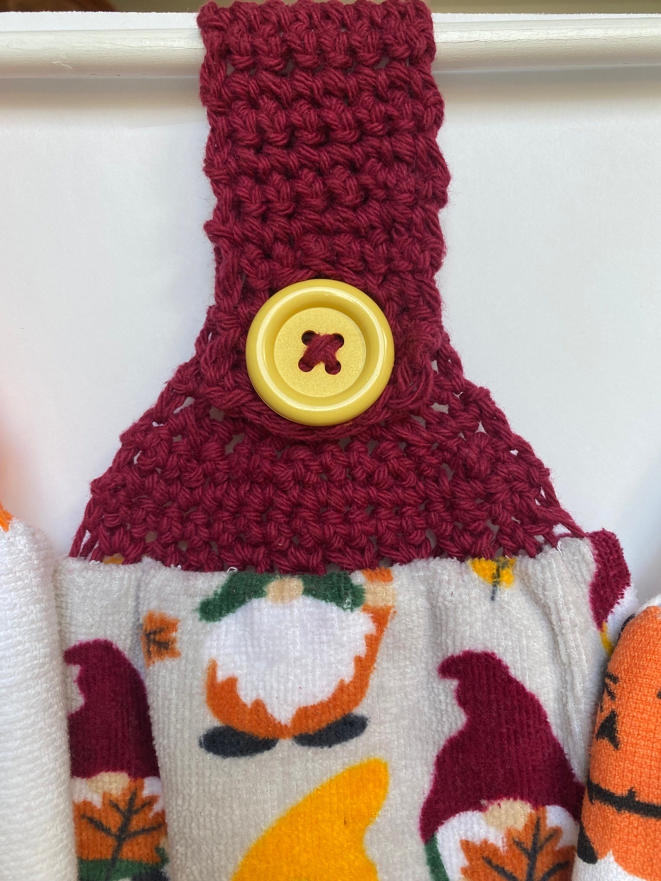 Crochet Kitchen Towel Topper Pattern PDF - Etsy