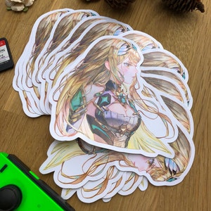 Pyra and Mythra Portrait Xenoblade 2 Large Stickers XB2 - Etsy