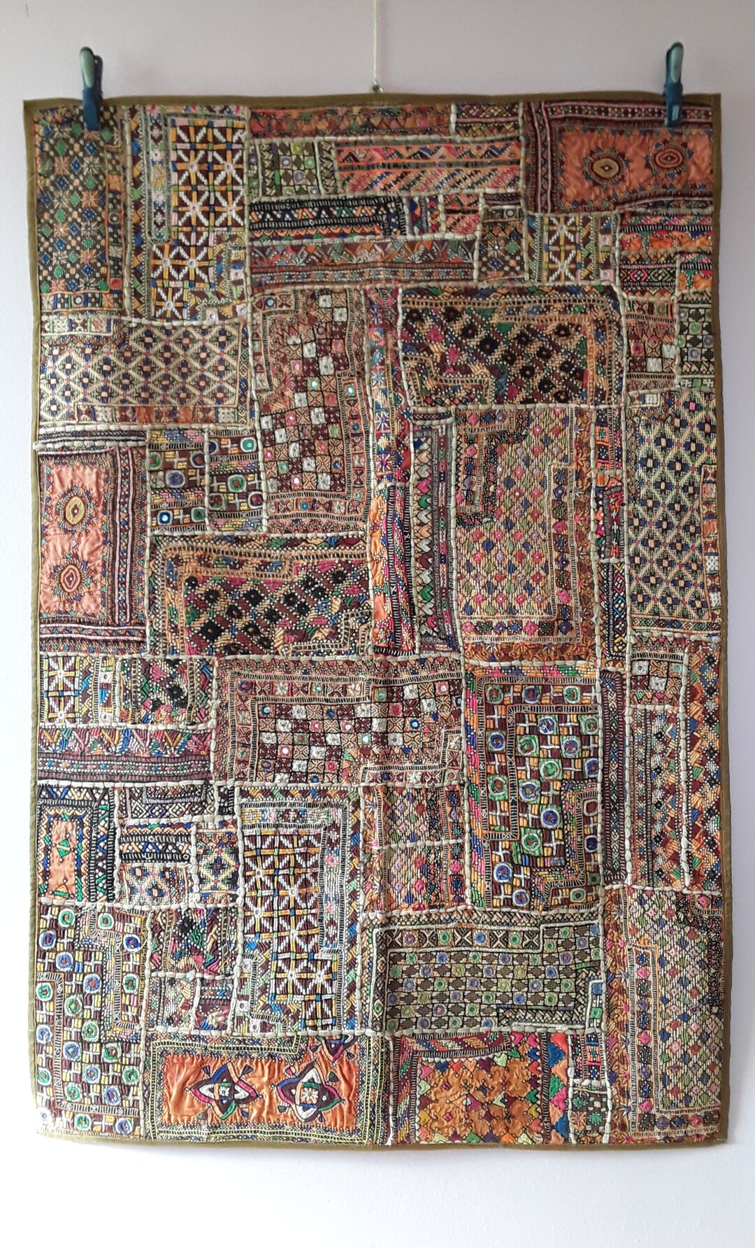 Old Indian Patchwork Rajasthan - Etsy
