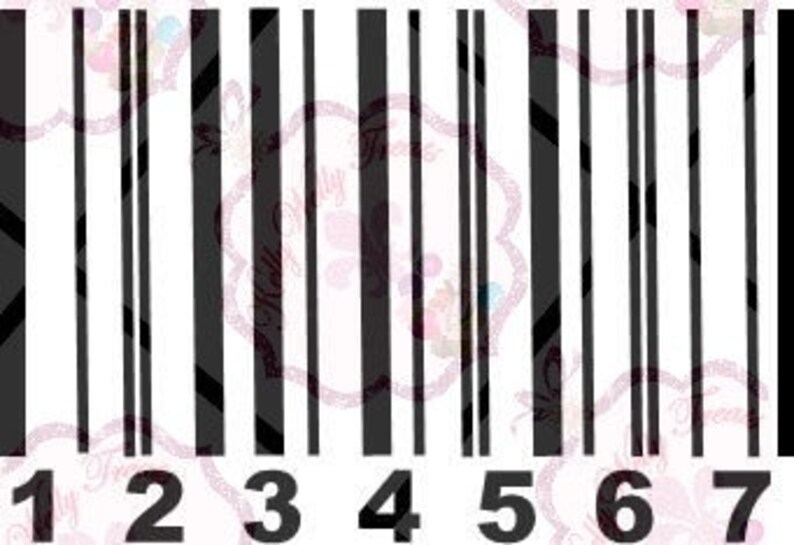Transparent Nutritional Facts and Bar Code - Etsy
