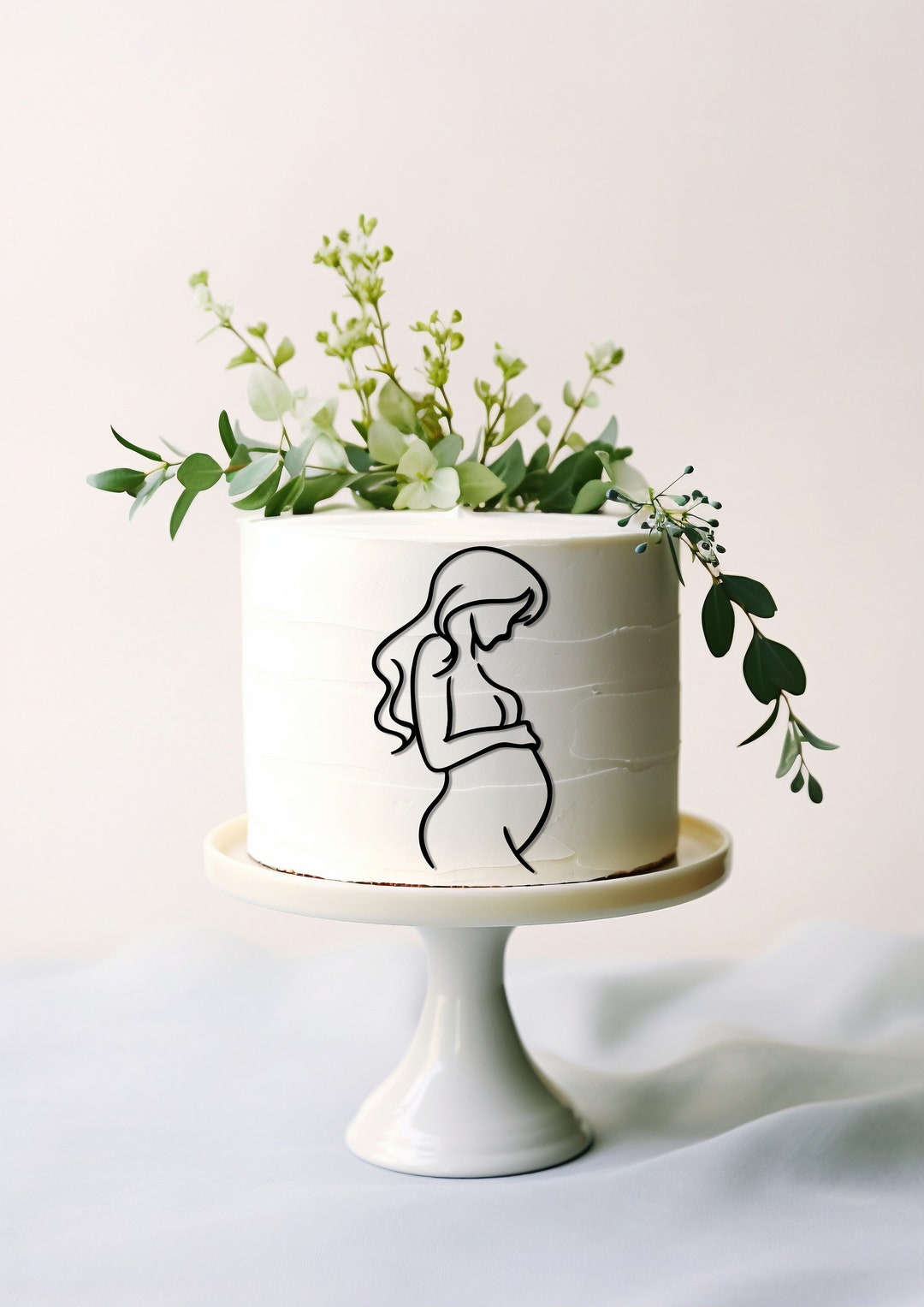 Acrylic Baby Shower Cake Topper Cake Topper Baby Shower Acrylic Cake ...