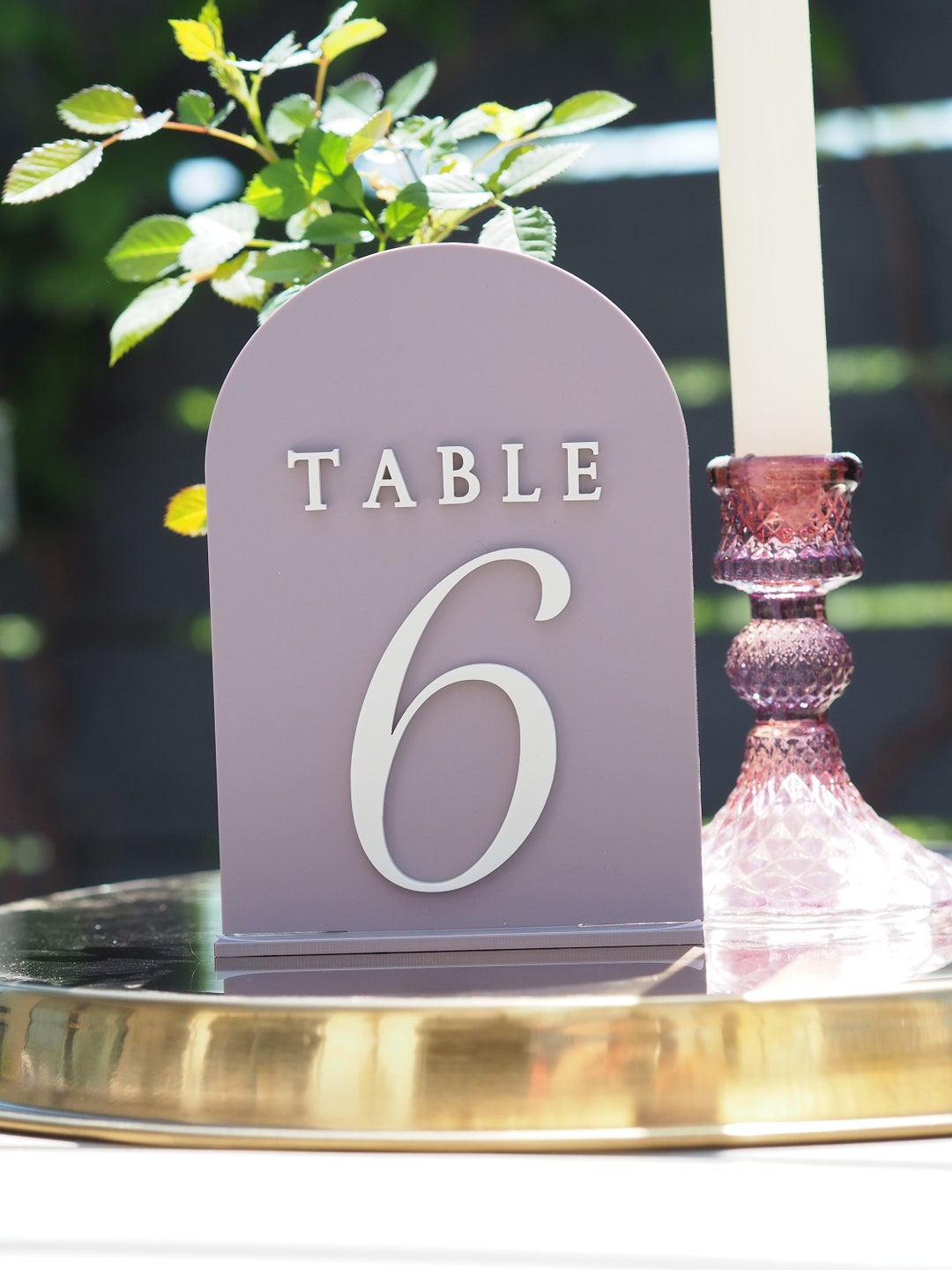 Acrylic Table Number wedding Sign-table Number-acrylic Table Number ...