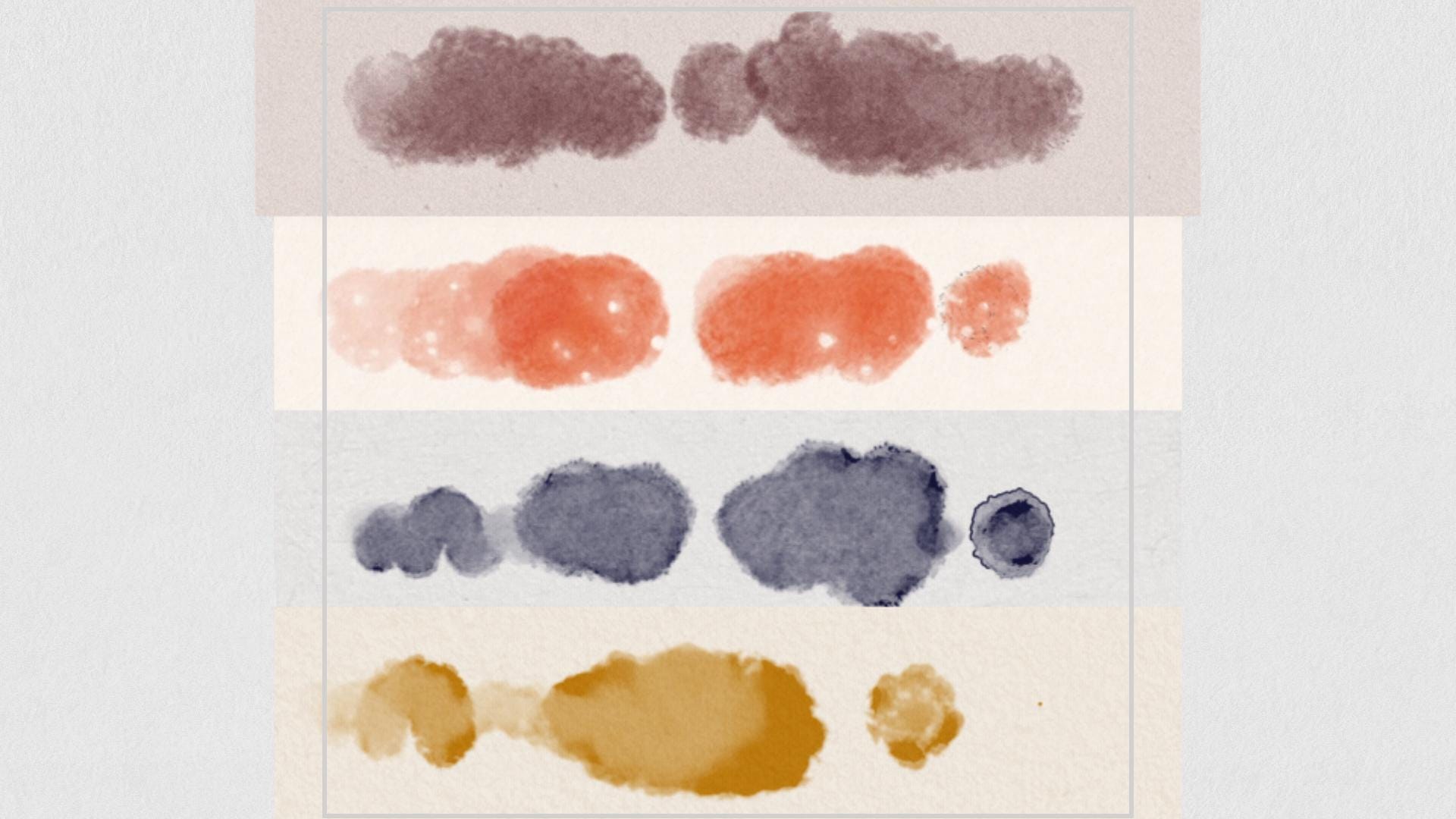 Realistic Watercolor Procreate Brushes - 25 Watercolour Texture Brushes ...