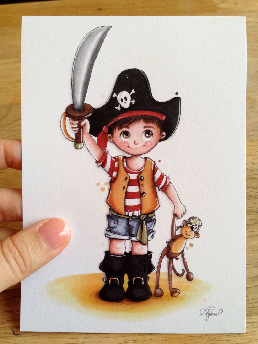 Pirate and Cuddly Toy - Etsy