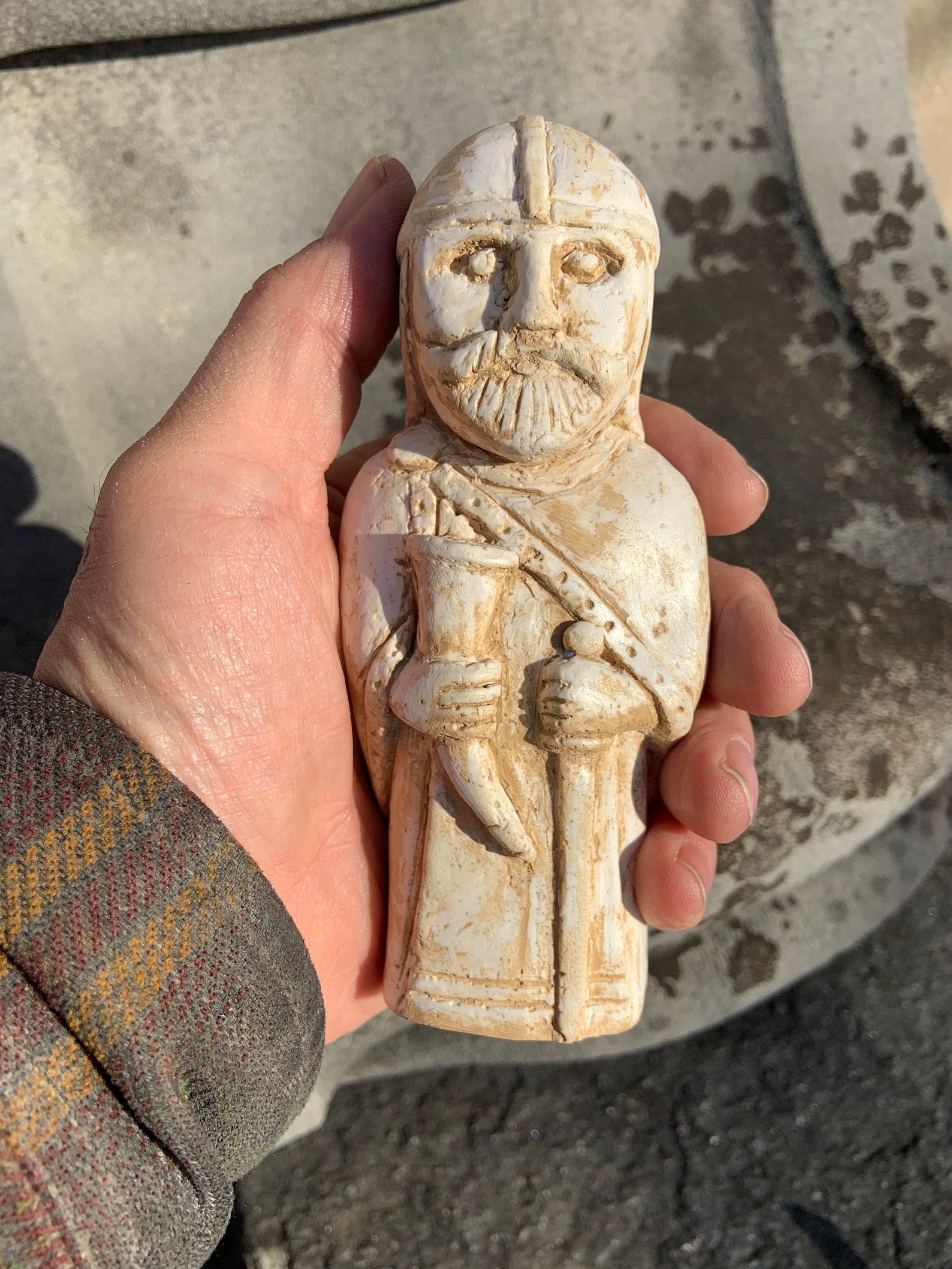 Heimdall Statue Heimdallr Figurine Norse God Altar - Etsy UK