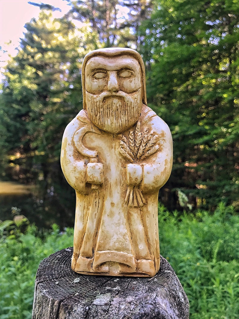 Hand-sculpted Freyr Statue Norse God Art - Etsy