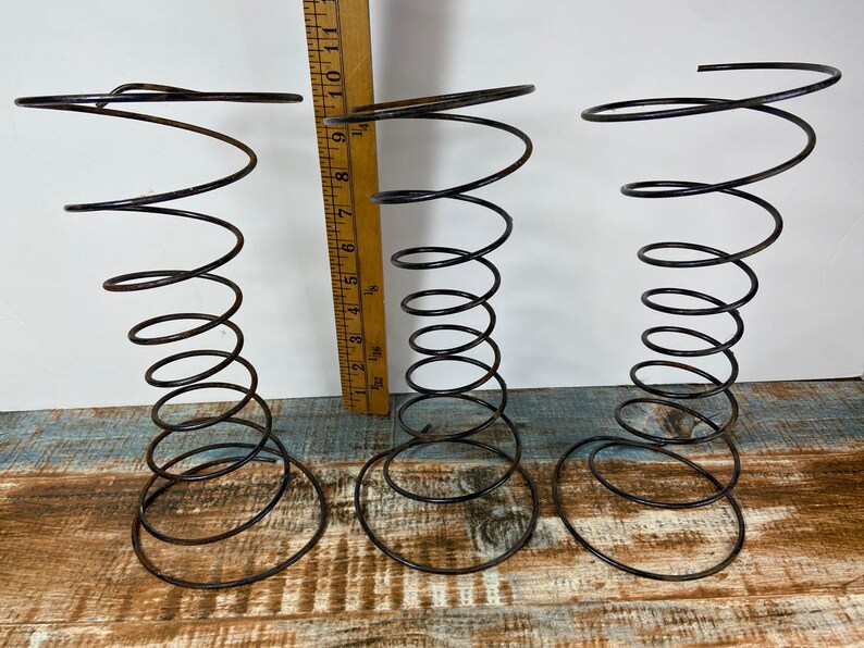 Vintage Rustic Metal Bed Springs - Set of 3 - Etsy