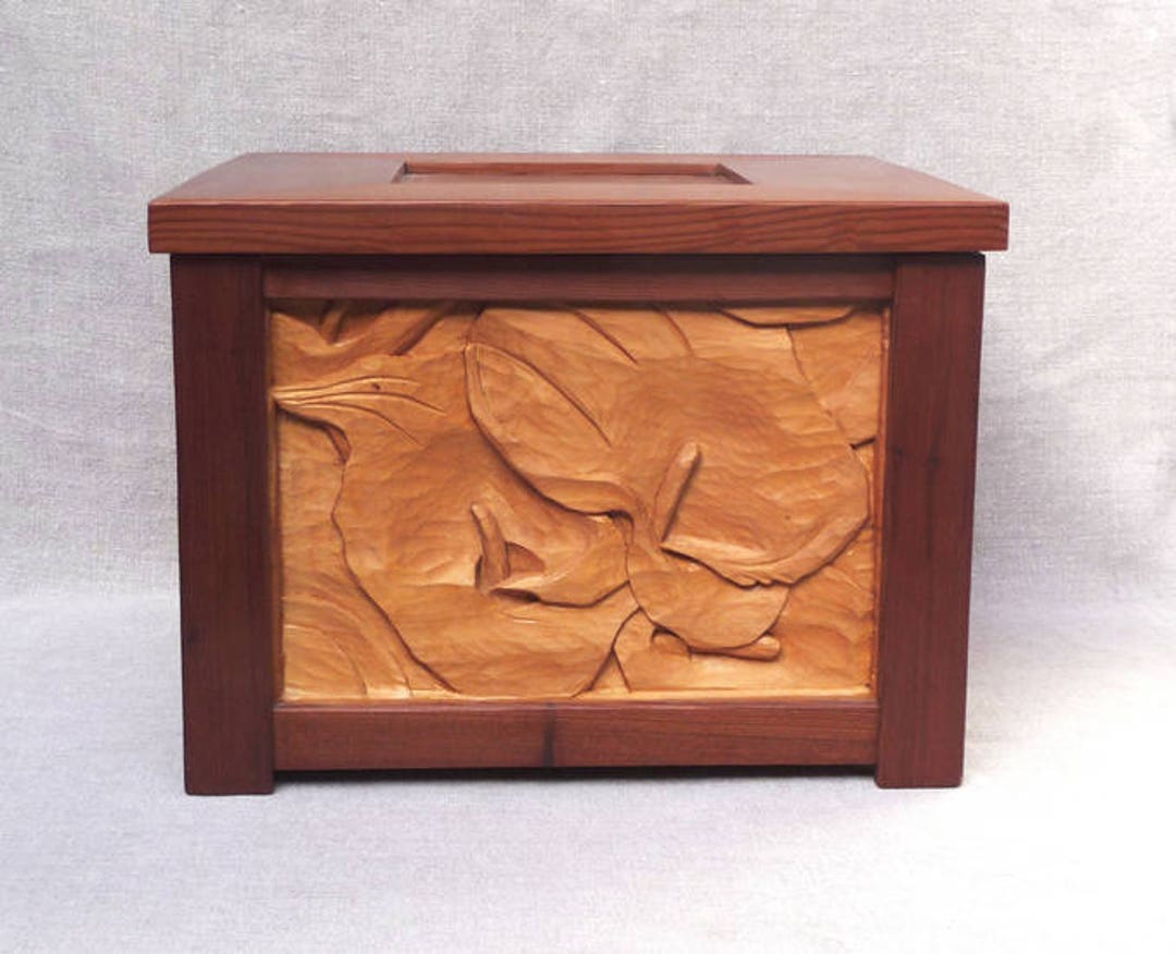 Carved Calla Lily Box in the West Coast Tradition - Etsy