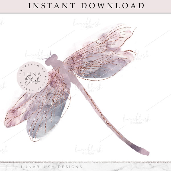 Gold Dragonfly Print - Etsy