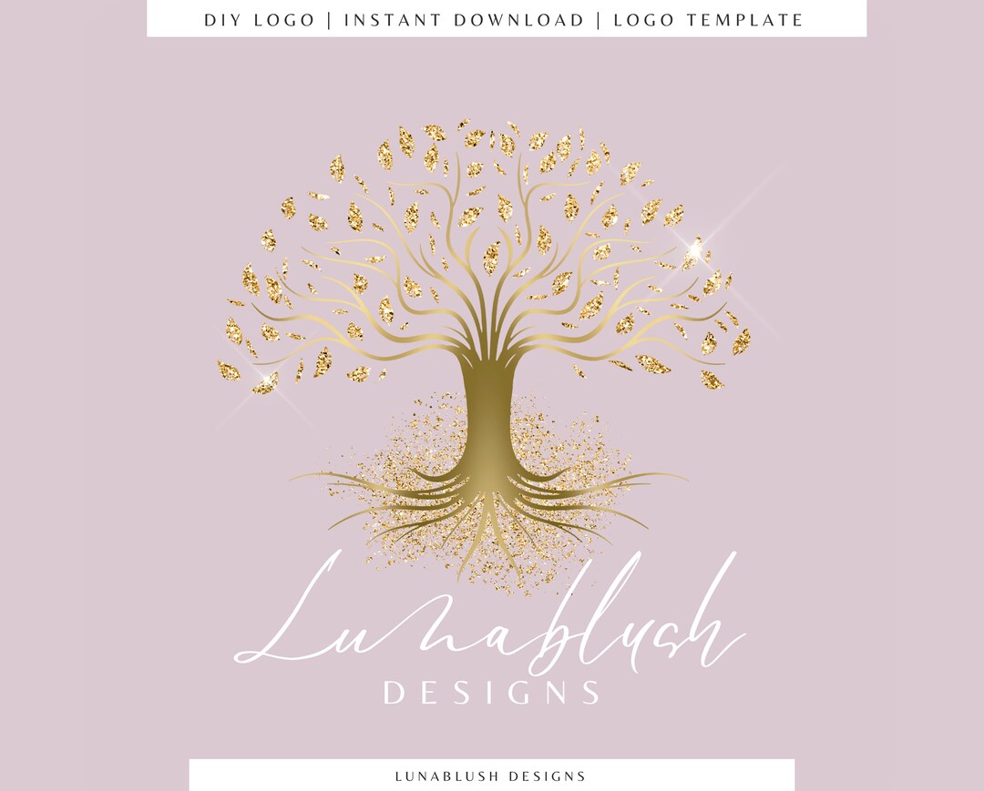 Mystical Tree of Life Logo Design Spiritual Logo Design - Etsy