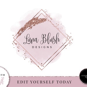 Pink Beauty Logo Design Lash Logo Business Card Pink & Rose - Etsy