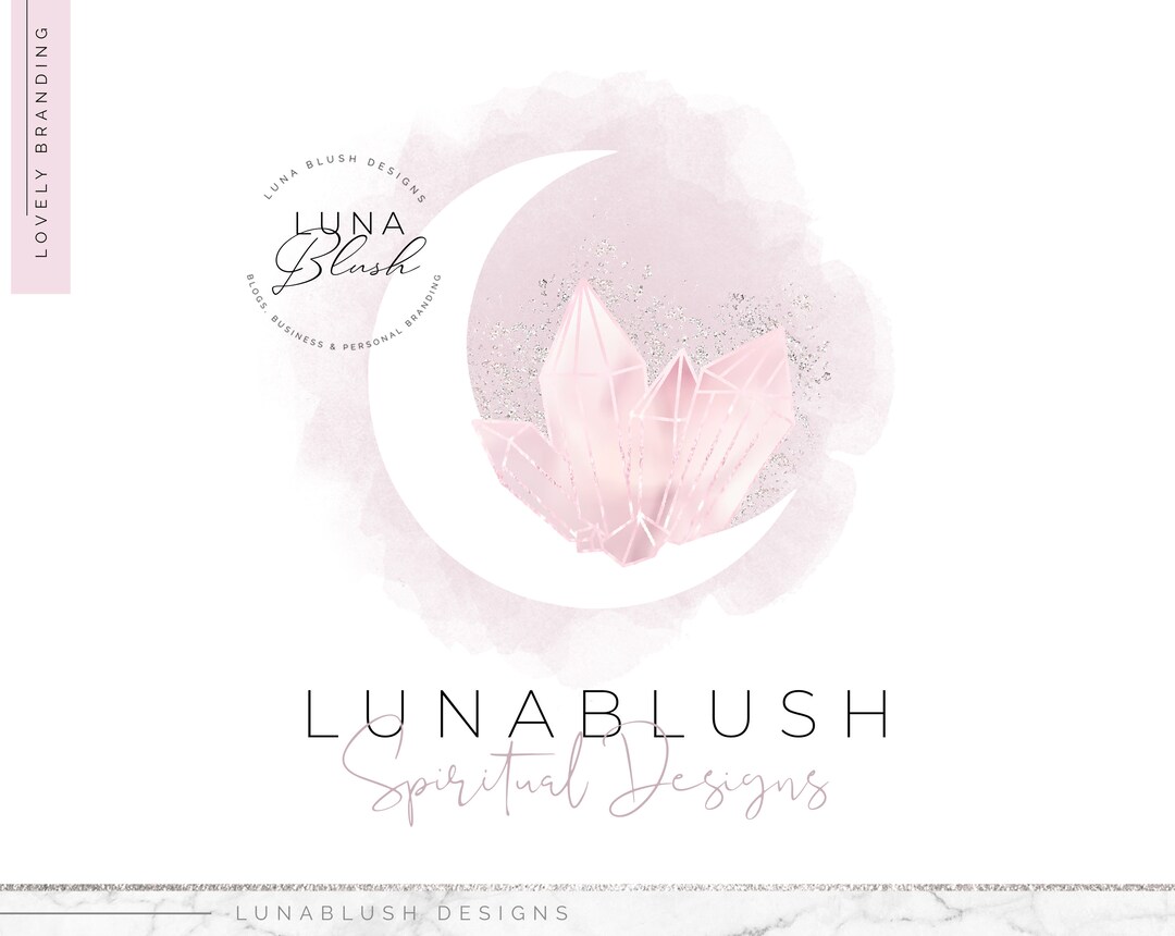 Moon Logo Branding Package, Boho Logo Design, Photography Watermark ...
