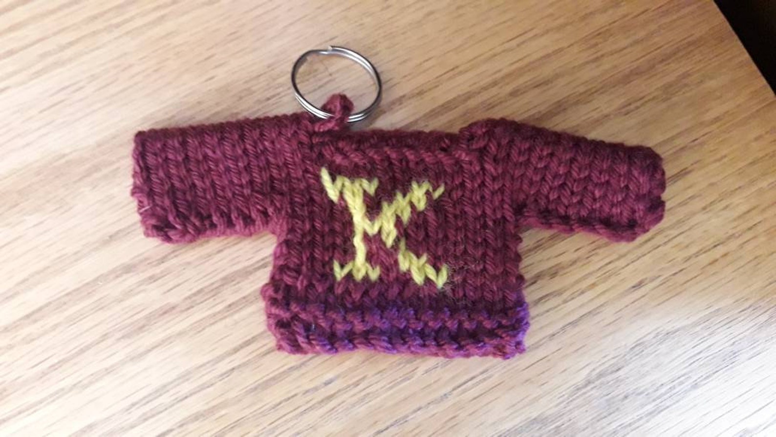 Personalized Hand Knitted Harry Potter Inspired Key Ring. - Etsy UK