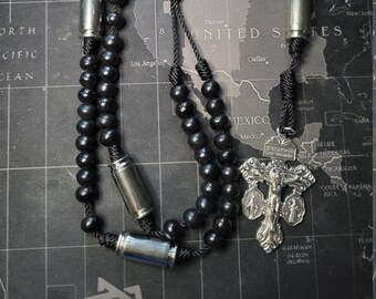 Bullet Rosary 9 Mm/ 40 S&W - Etsy