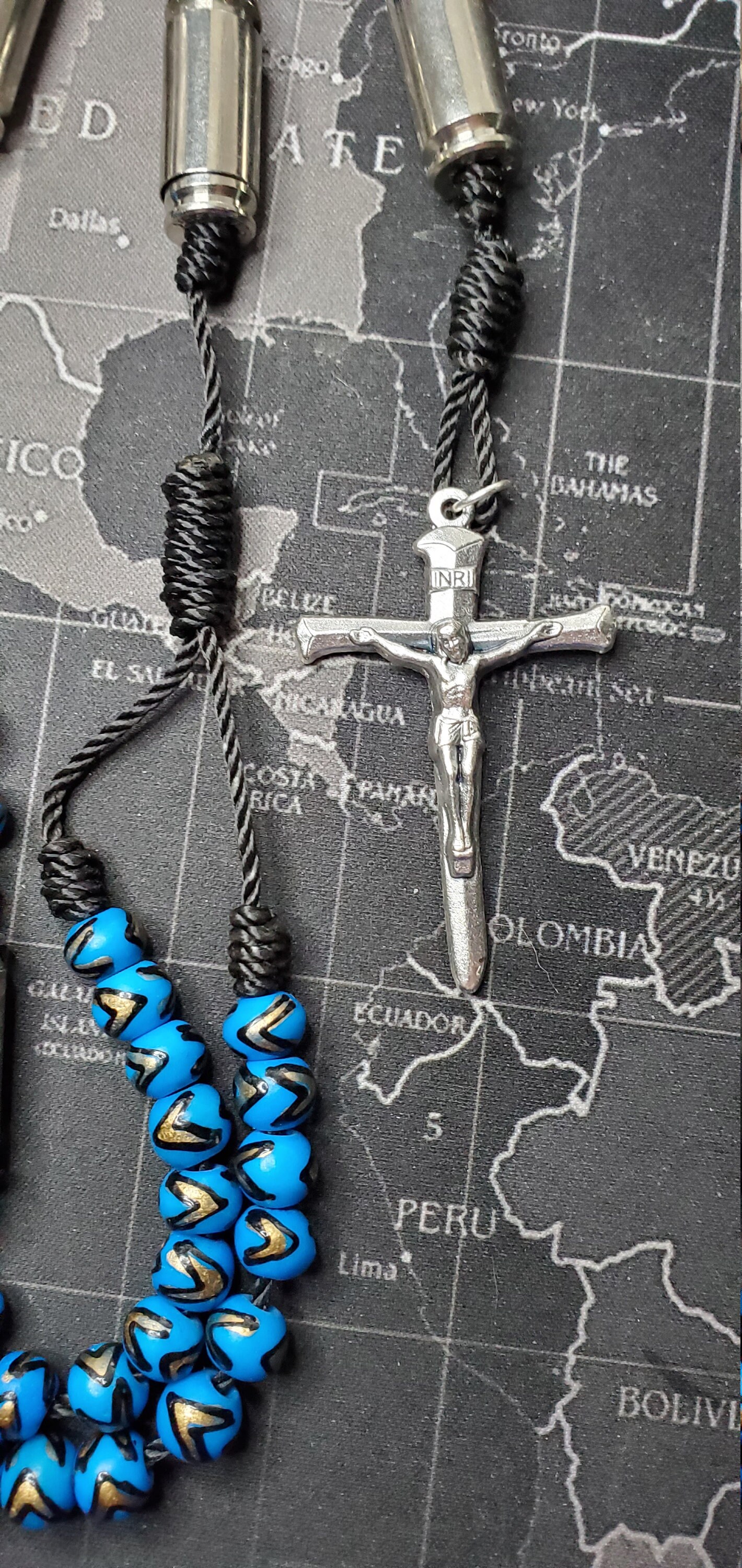 Bullet Rosary 9 Mm/ 40 S&W - Etsy