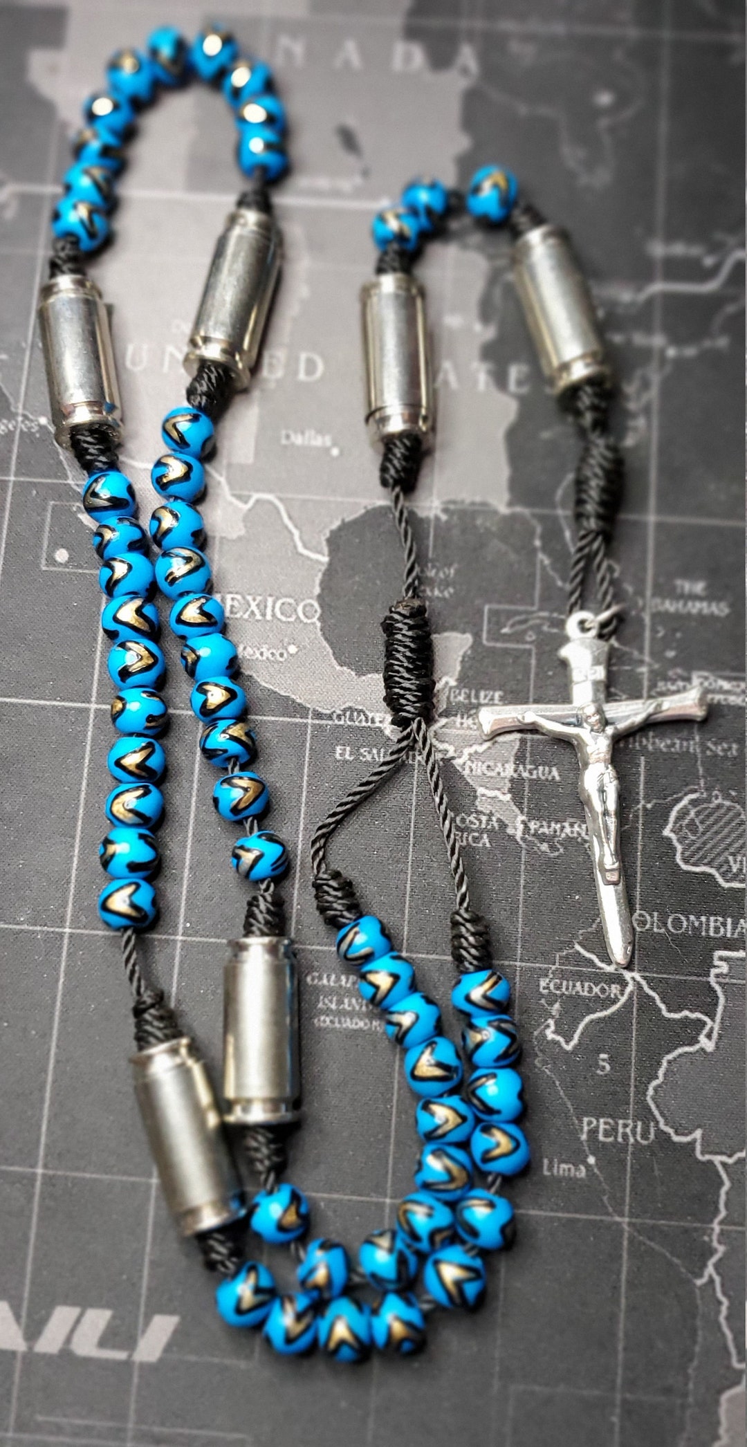 Bullet Rosary 9 Mm/ 40 S&W - Etsy