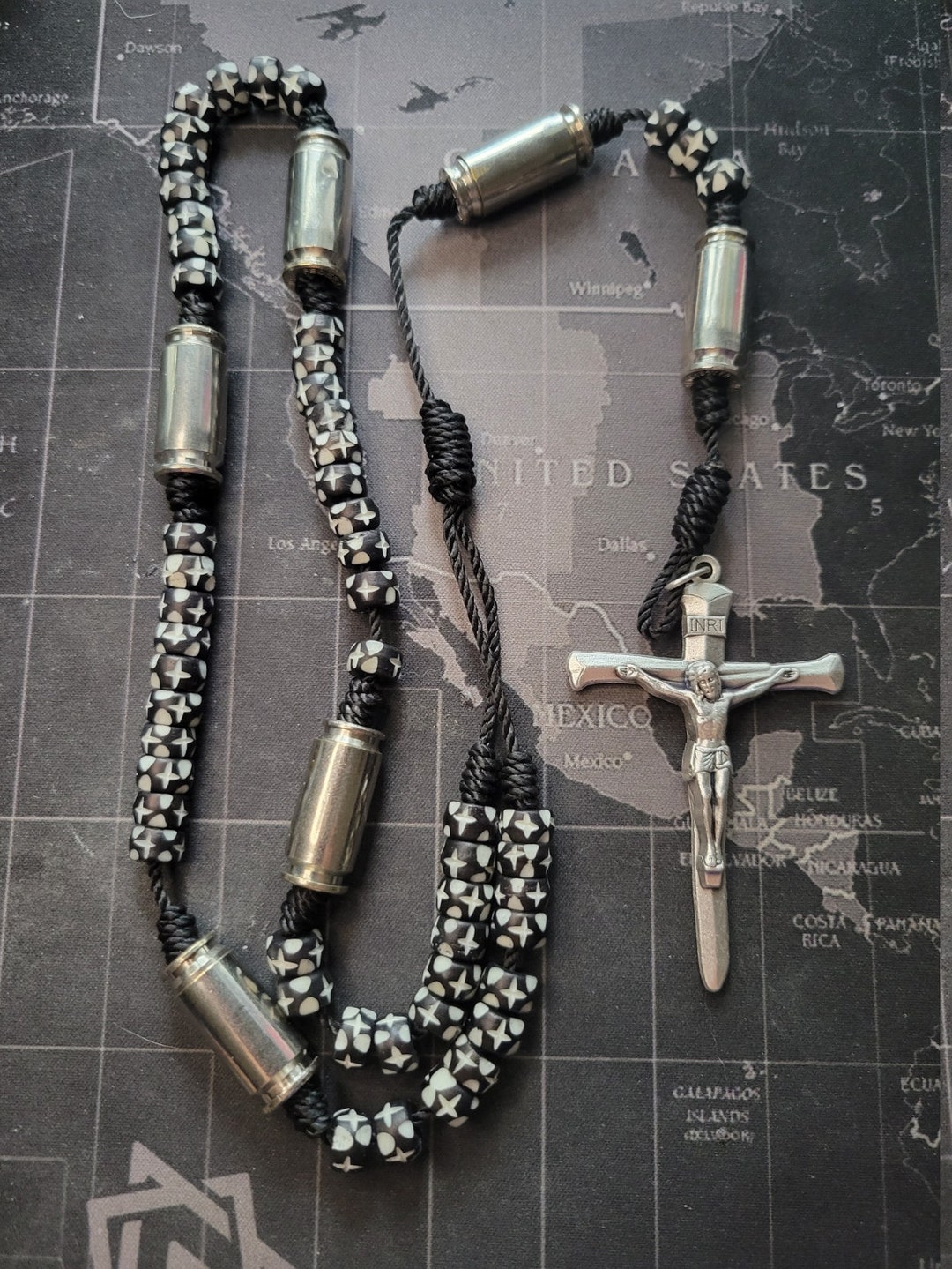 Bullet Rosary 9 Mm/ 40 S&W - Etsy
