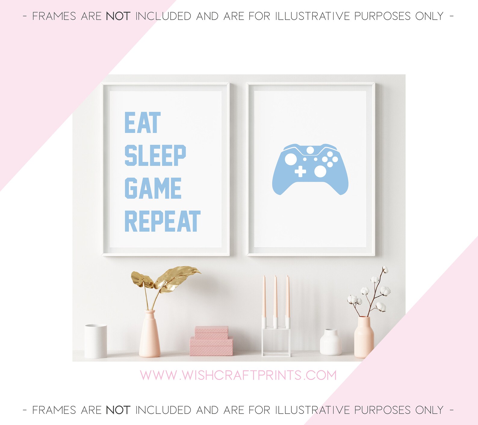 Set of 2 Gaming Xbox A4 A3 Wall Art Poster Prints Unframed | Etsy