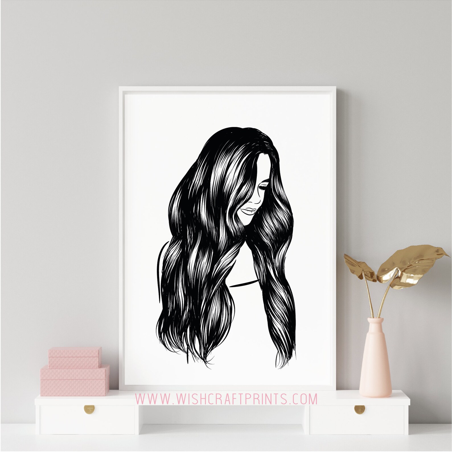 Set of 3 Hair Extensions Hairdressing Salon A4 A3 Wall Art - Etsy UK