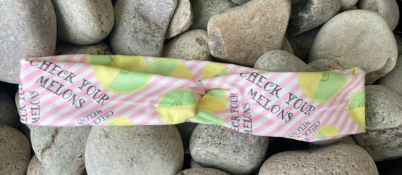 Boobies Check Your Melons Hairbands Scrunchies Breast - Etsy