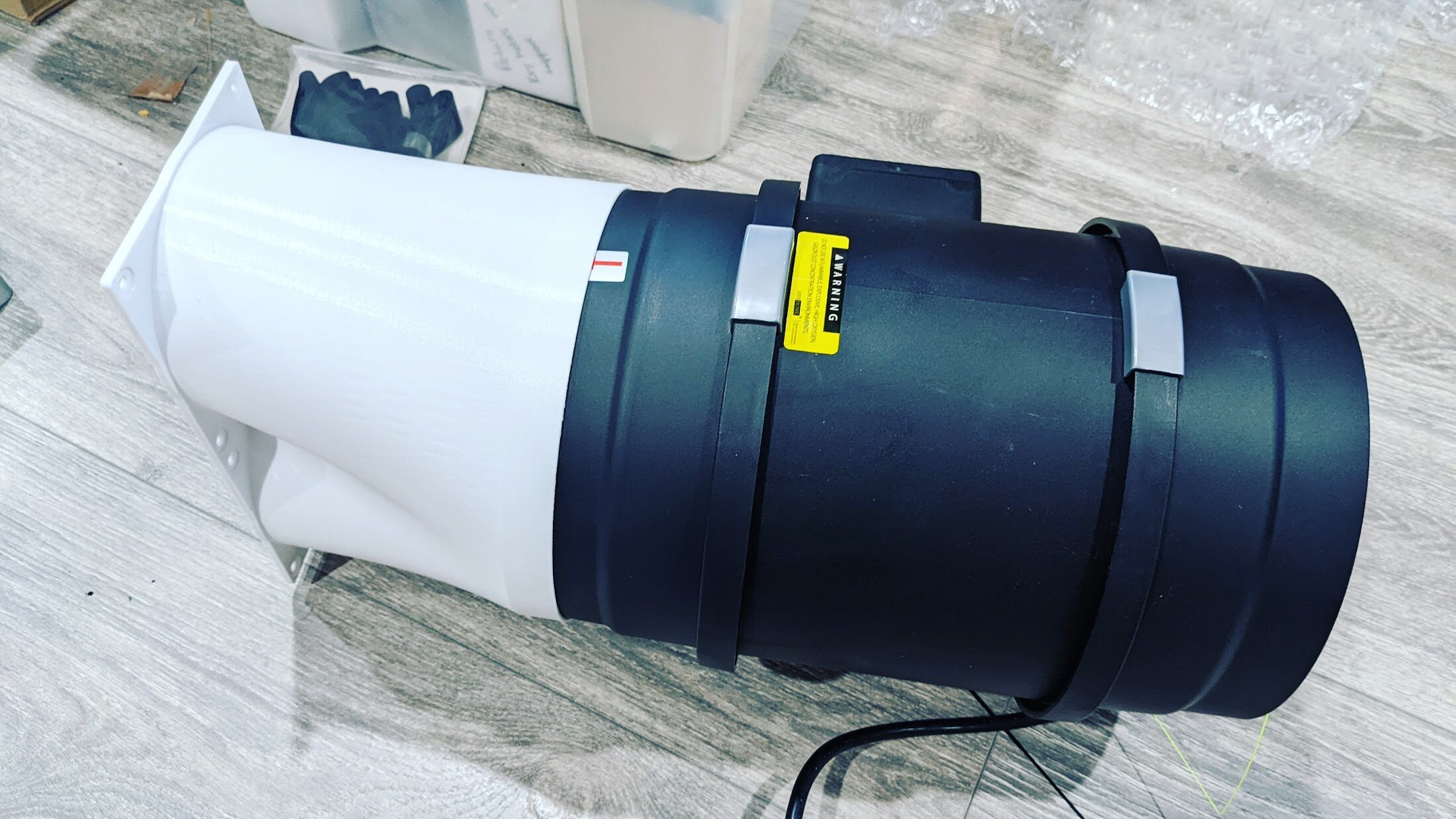 Antminer ASIC Shroud Stls Dual 120mm to 6/8inch Duct Download and Print ...