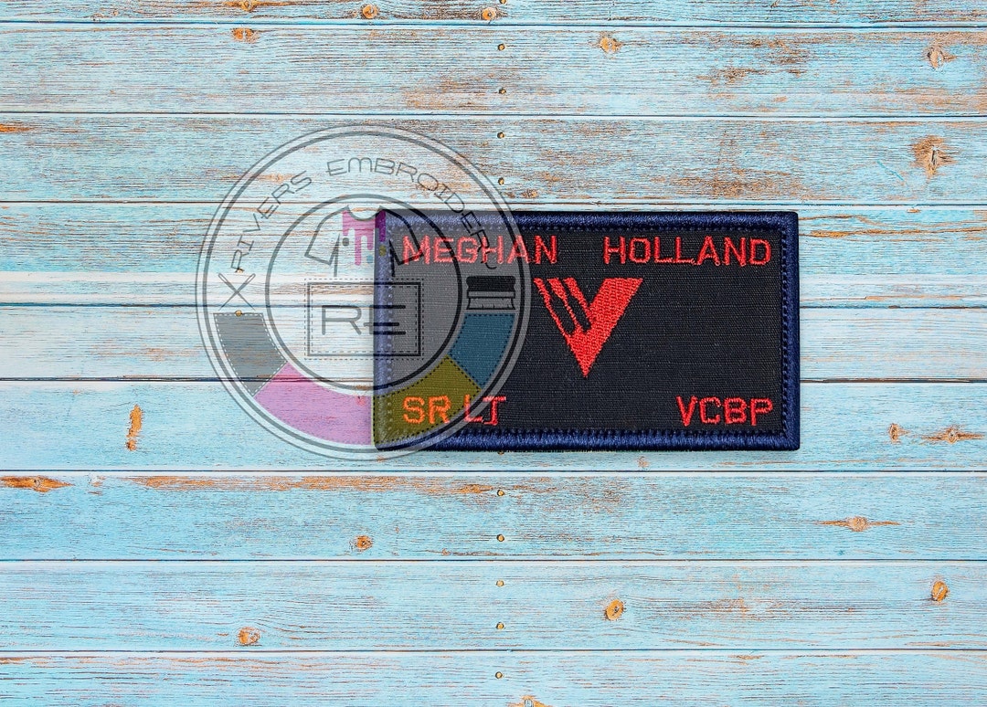 Custom Embroidered Plate Carrier Patch - Navy Flak Patch With Hook ...