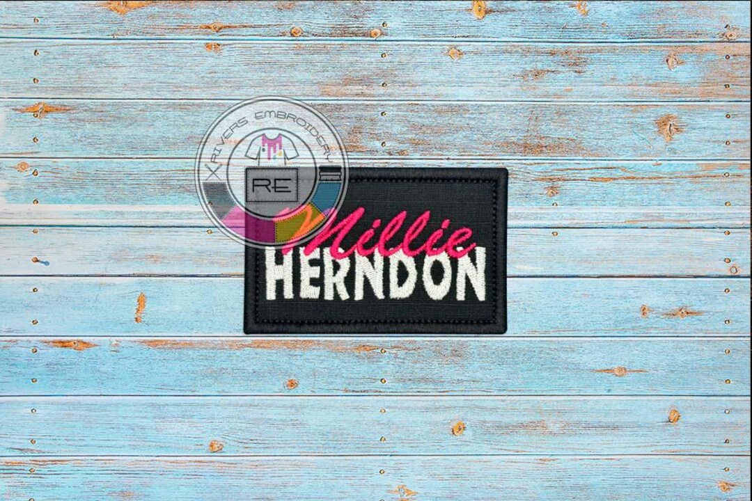 Custom Embroidered Hat Patch: Personalized Logo Patch, Sew-on or Hook ...