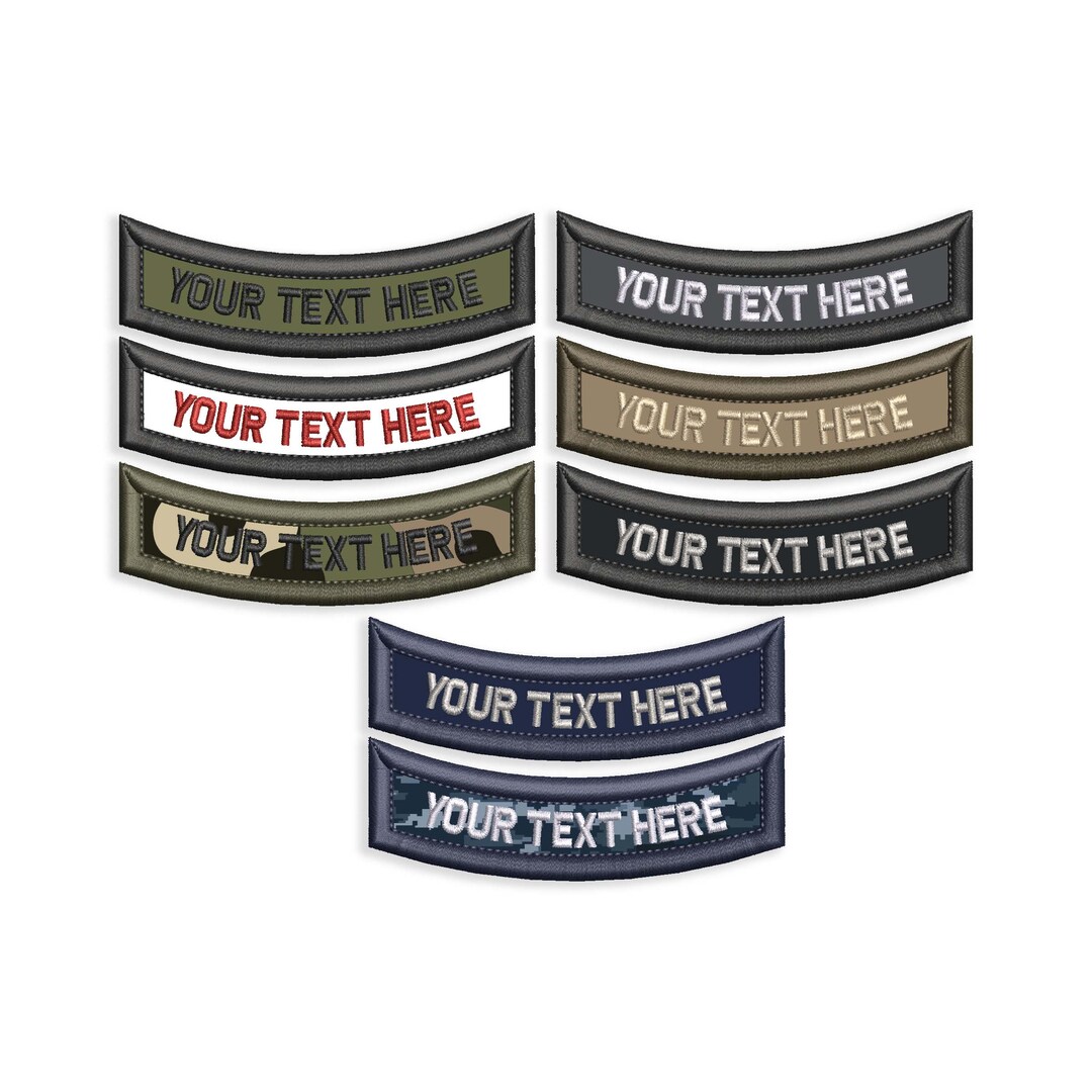 1X3 Inch Custom Designed ROCKER Patch Embroidered: Your Choice of Sew ...