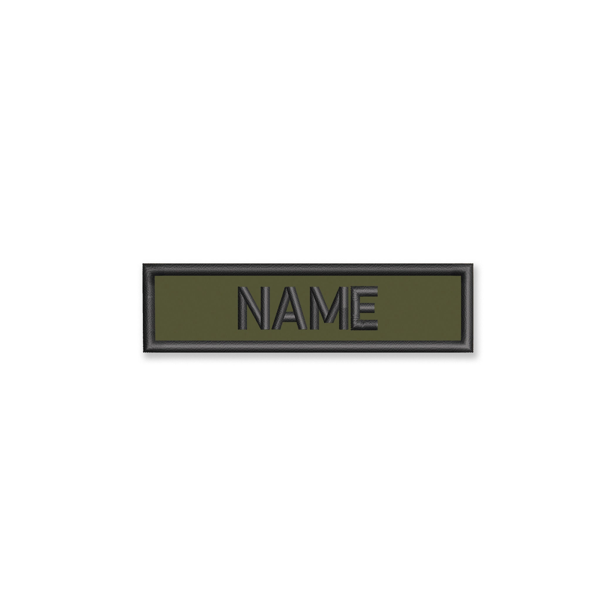 OD GREEN Name Tape Embroidered Patch: Sew on or Hook Fastener - Etsy