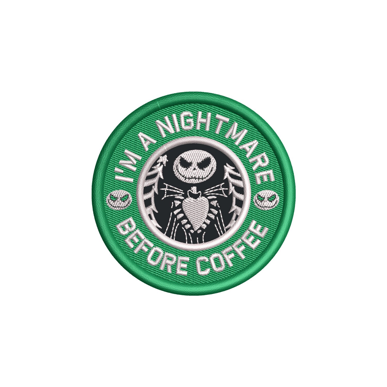 Coffee 3 Round Morale Patch Sew on or Hook Backing - Etsy