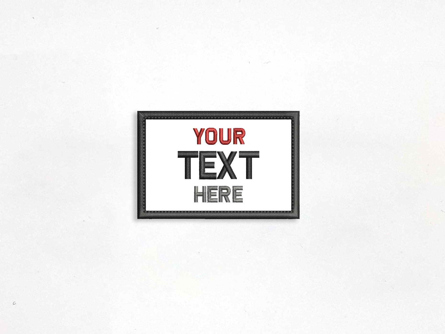 100% Fully Embroidered 2X3 Inch Custom Designed Patch - Etsy