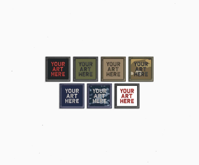 2X2 Inch Custom Designed Patch Embroidered: Your Choice of - Etsy
