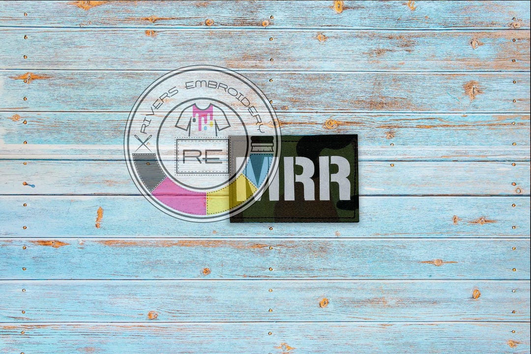 2X3 Inch Custom Laser Cut Call Sign Patch With Hook Fastener- Premium ...