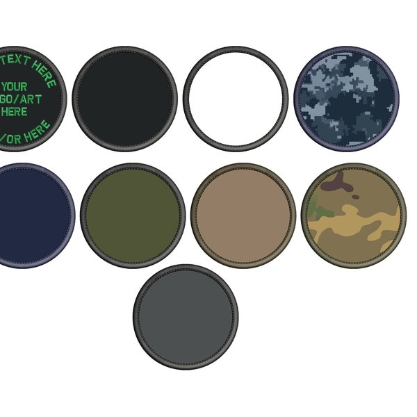 5 Round Custom Patch - Etsy