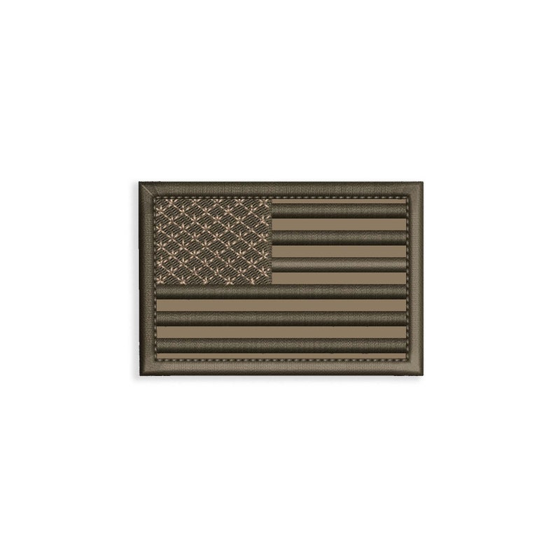USA Flag - 3x2 Morale Patch - Embroidered - Sew on OR Hook Fastener ...