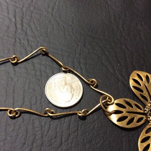 Cold Connection Necklace With a Vintage Earring With a Handmade Chain ...