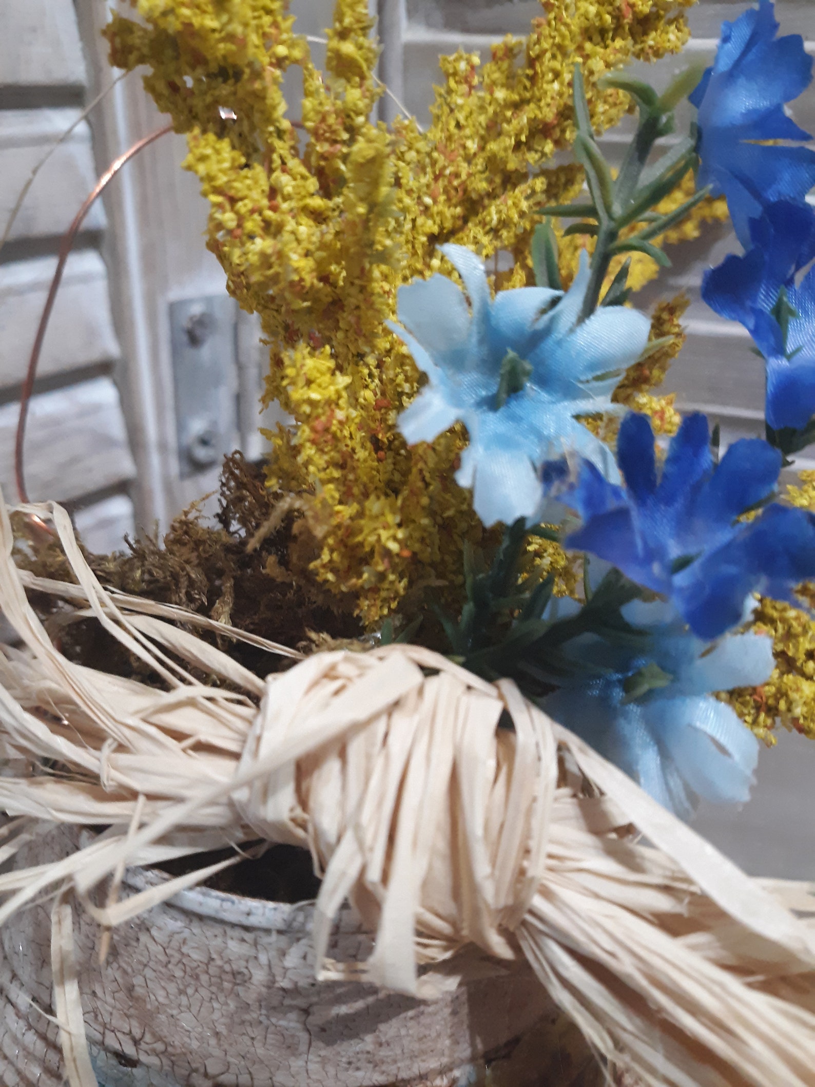 Tin Can Pocket Posy With Decoupage and Crackle Finish, Floral ...