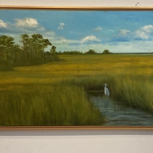 The Wonder of the Marsh Choose Your Frame 24x36 Original Oil Painting ...
