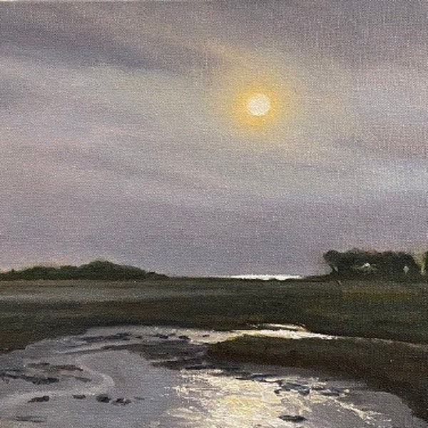 Salt Marsh Painting - Etsy