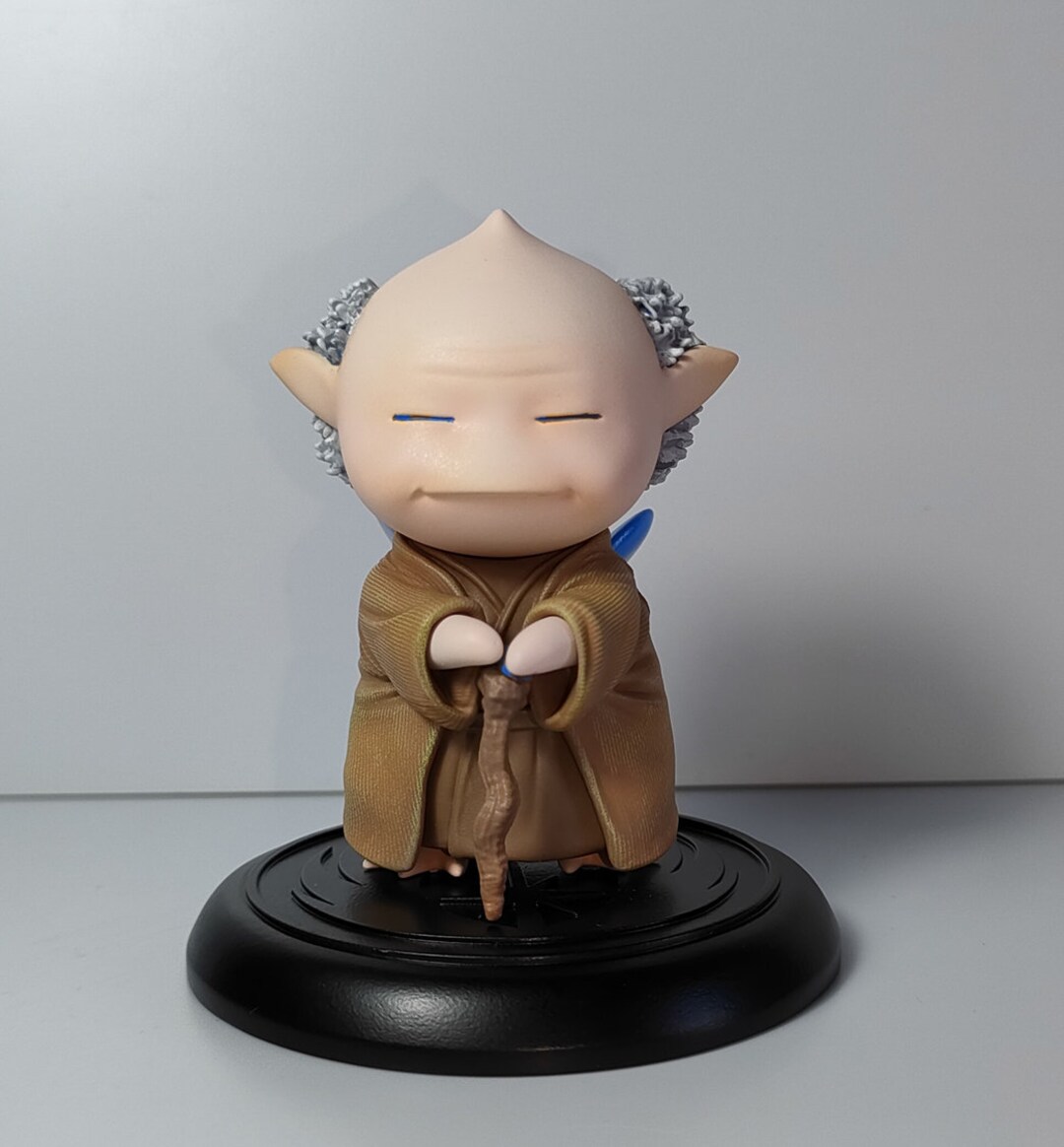 PUCK YODA Statue Figure Fan Art - Etsy