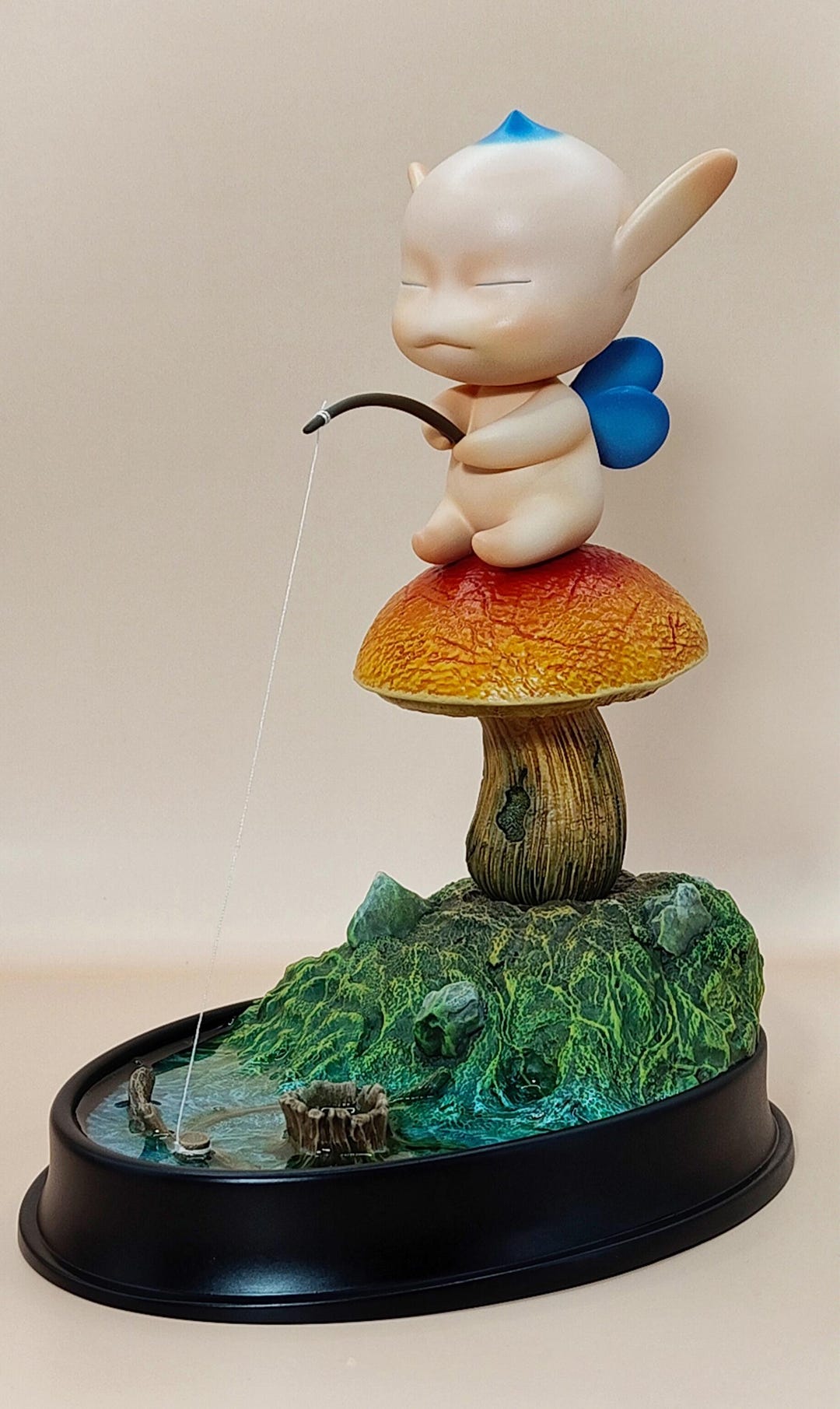 ELF POOK Fishing Statue Fan Art - Etsy