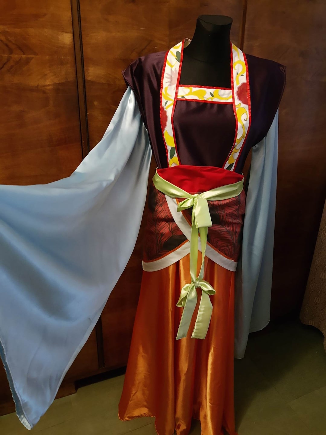 Nuriko Kimono Yukata Fushigi Yuugi Full Cosplay Set - Etsy