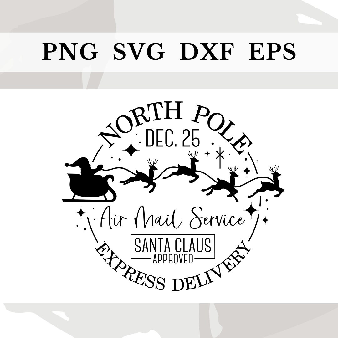 North Pole Delivery SVG | Clipart | Christmas Clipart | Christmas ...