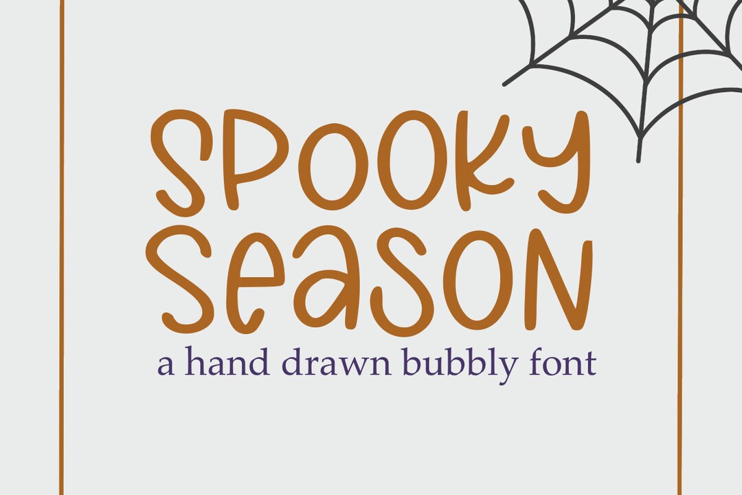 Spooky Season Font | Handwritten Font | Hand Drawn Font | Cute Fonts ...