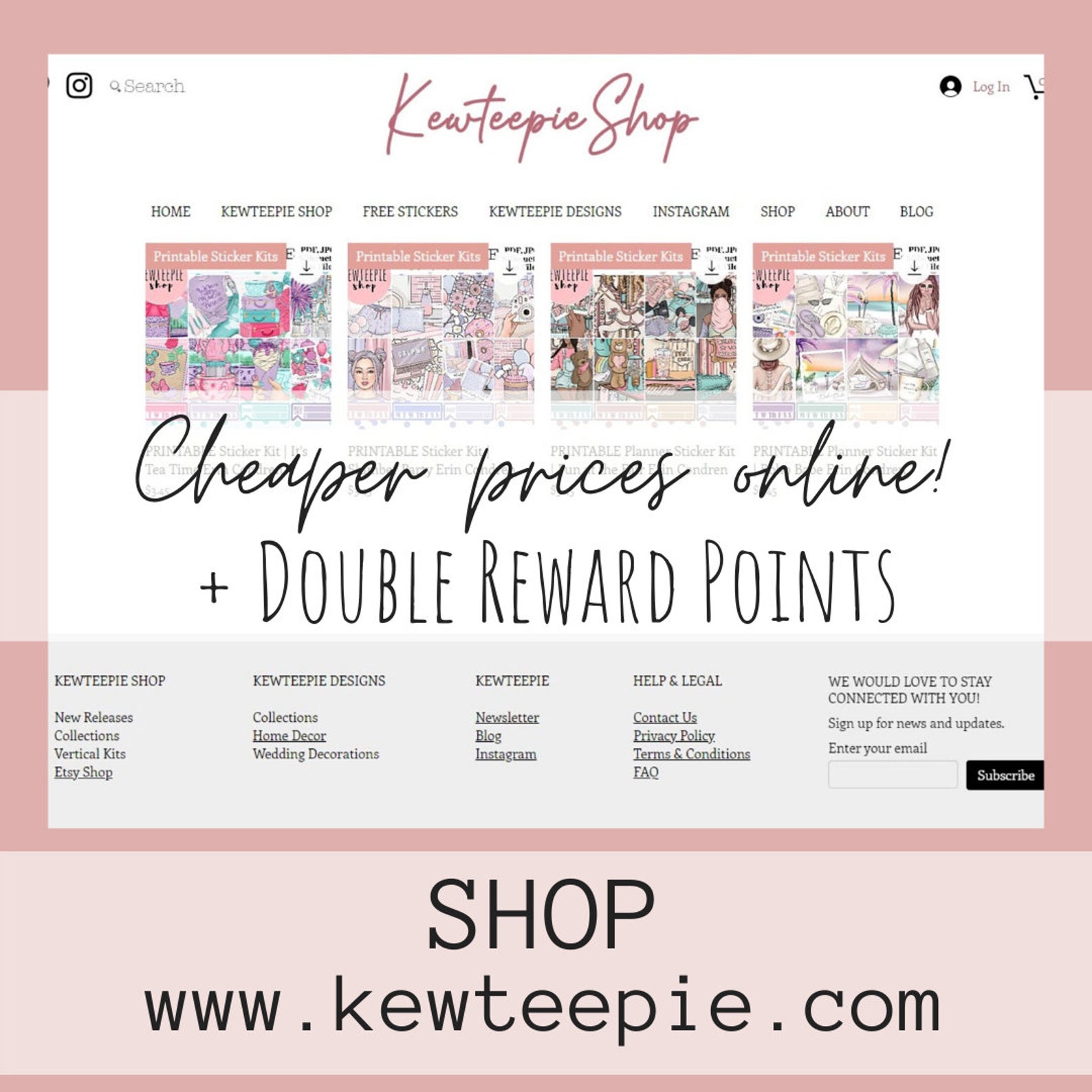 PRINTABLE Planner Sticker Kit | It's Tea Time Printable Planner ...